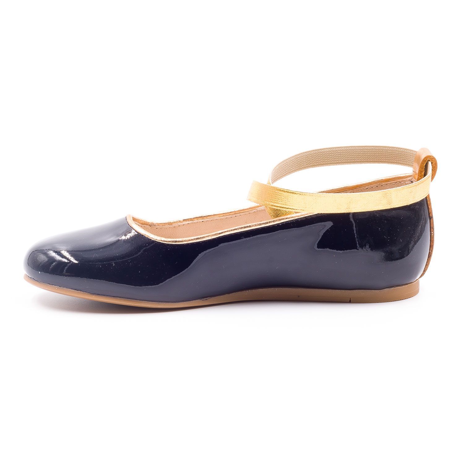 Navy blue party shoes for girls - Boni Cassandre