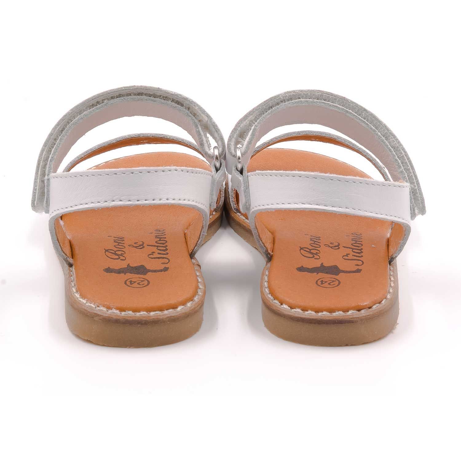 Sandale fille blanche - Sandales & nu pieds pour filles - Boni&Sidonie