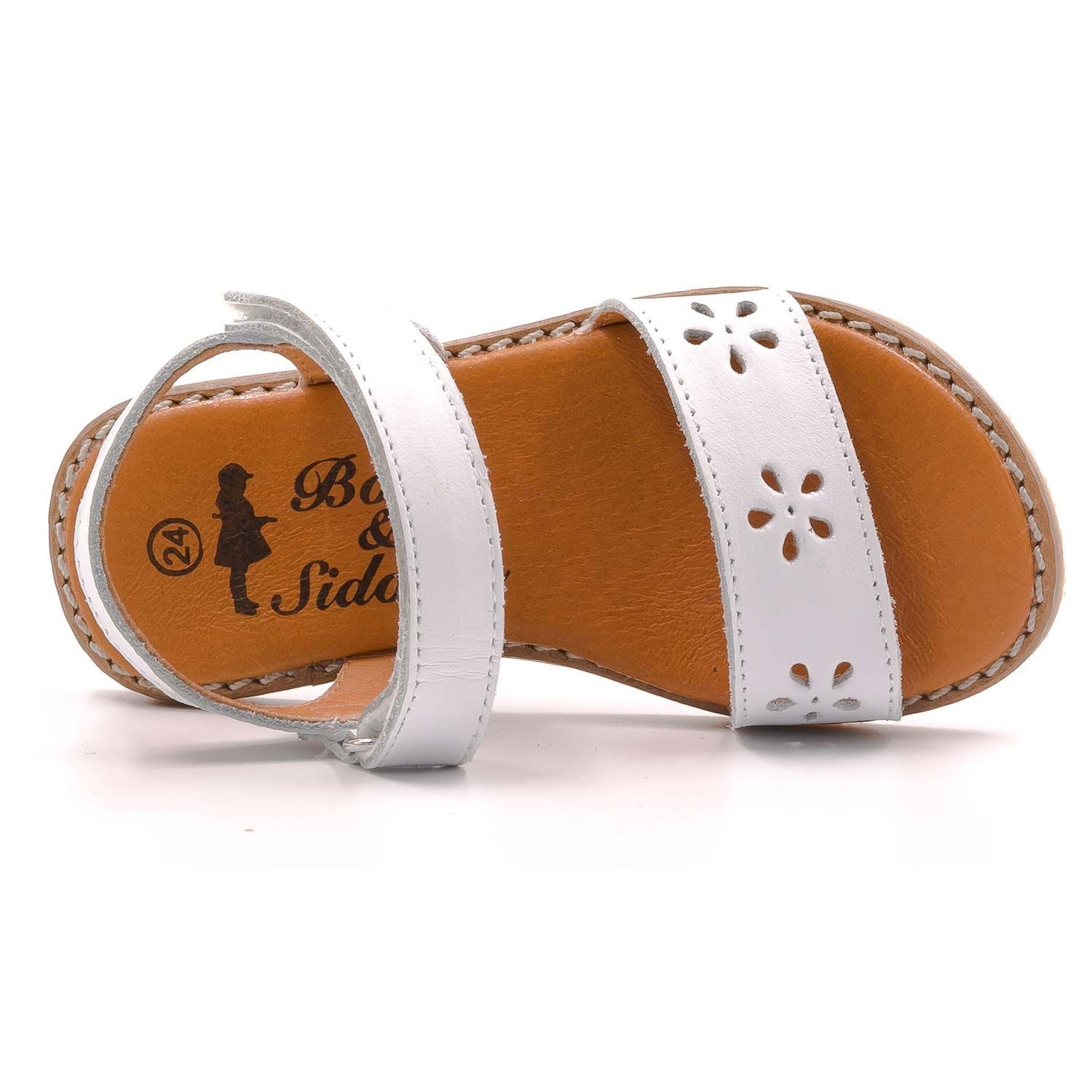 Sandale fille blanche - Sandales & nu pieds pour filles - Boni&Sidonie