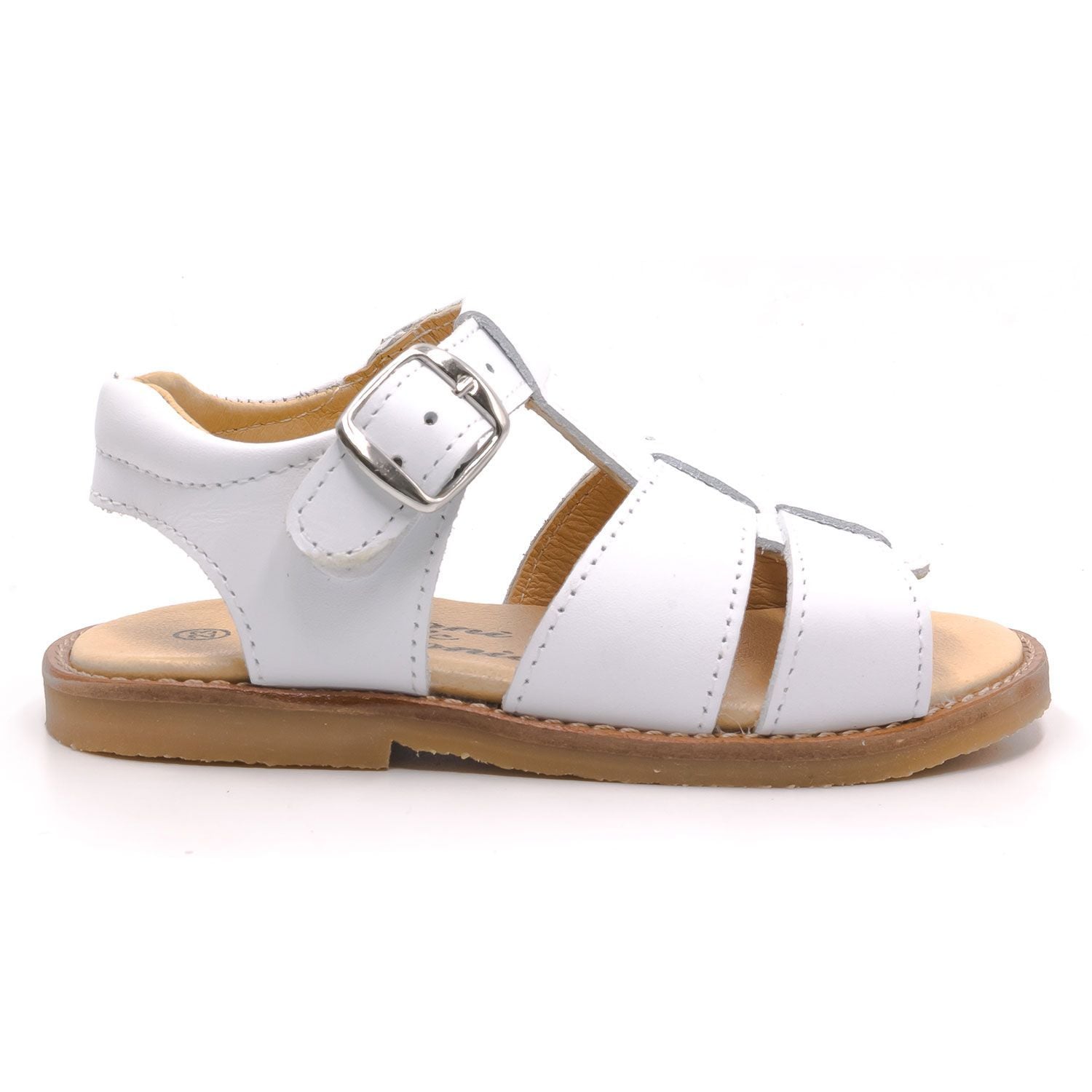 Sandales bébé garçon en cuir bleu ou blanc - Boni Mini-Achille
