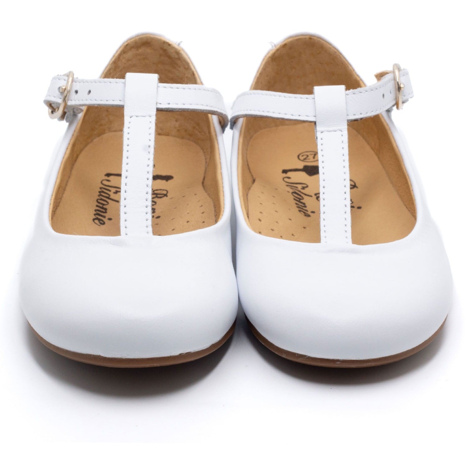 Ballerines Fille | Ballerines Blanches | Salomé fille - Boni&Sidonie