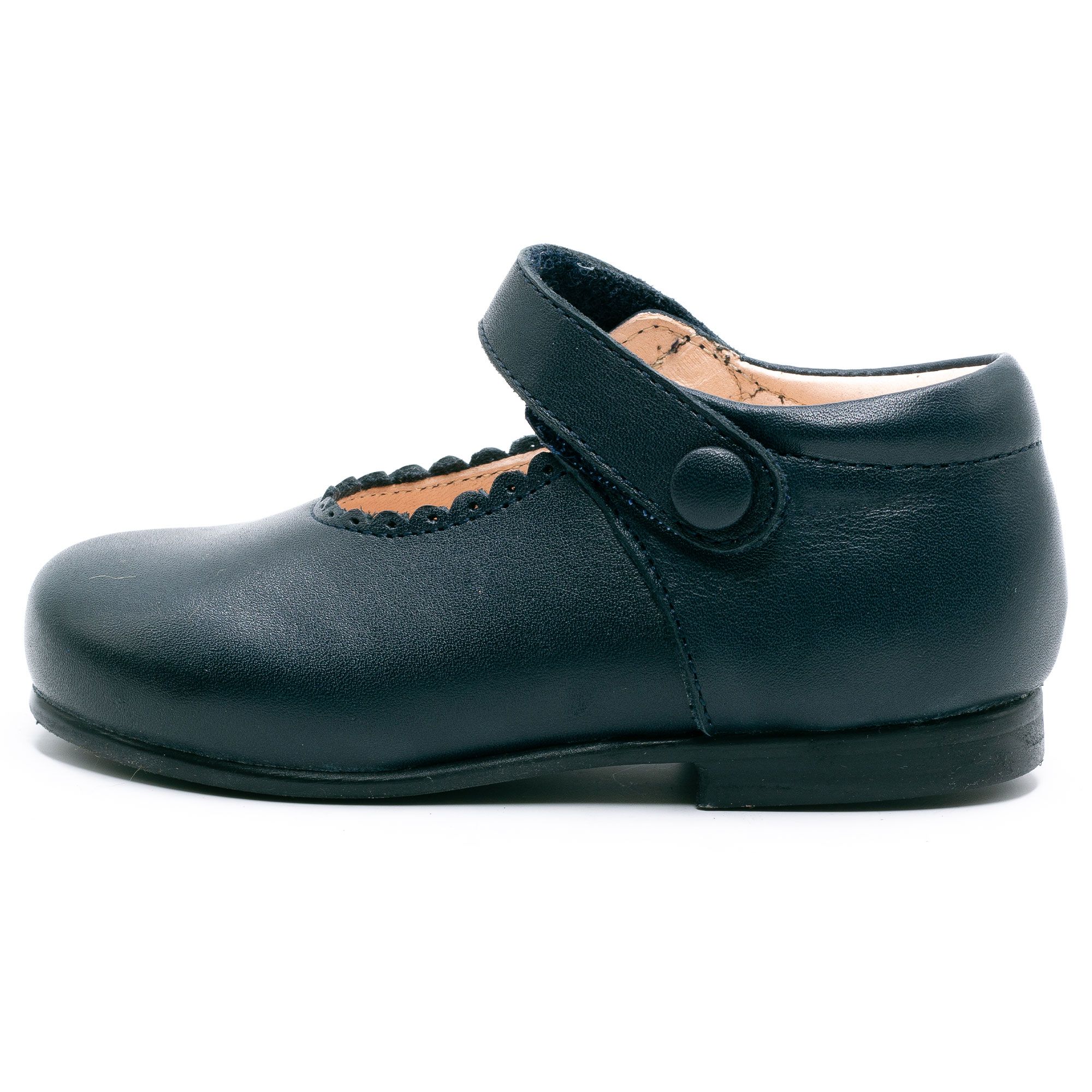 Leather Girls Riptape Classic Shoes - Boni Victoria